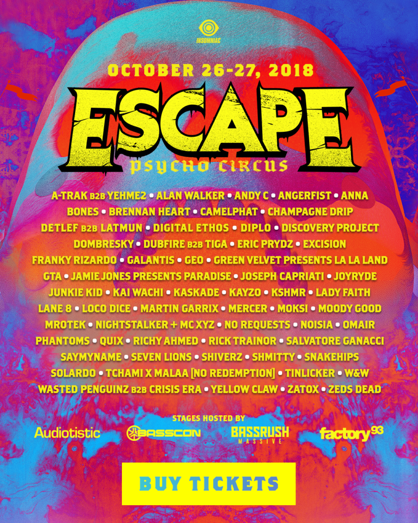 The Escape: Psycho Circus Lineup has Arrived! - MGraceland